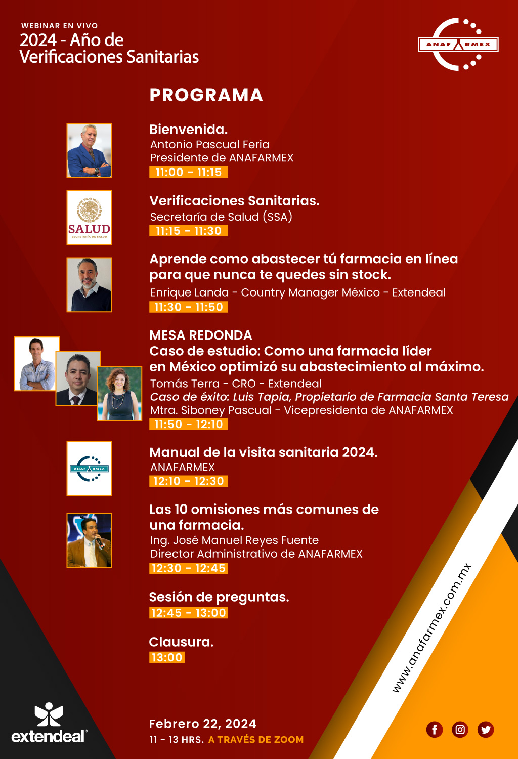 WEBINAR: 2024 – AÑO DE VERIFICACIONES SANITARIAS | ANAFARMEX